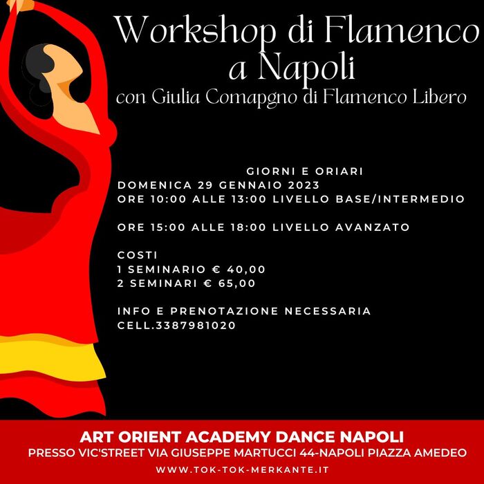 Workshop Flamenco a Napoli con Giulia Compagno :: Tok Tok Merkante